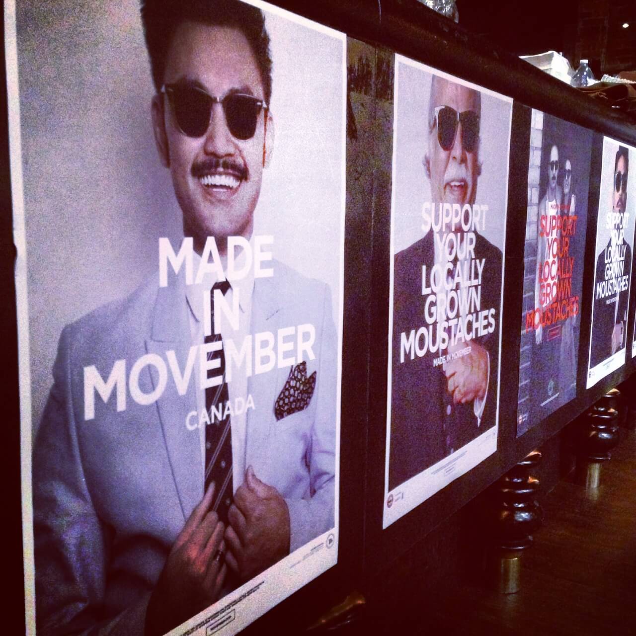 Toronto photo booth at Movember launch party recreates ad campaign ...