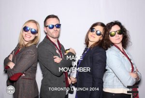 Toronto photo booth at Movember launch party recreates ad campaign ...