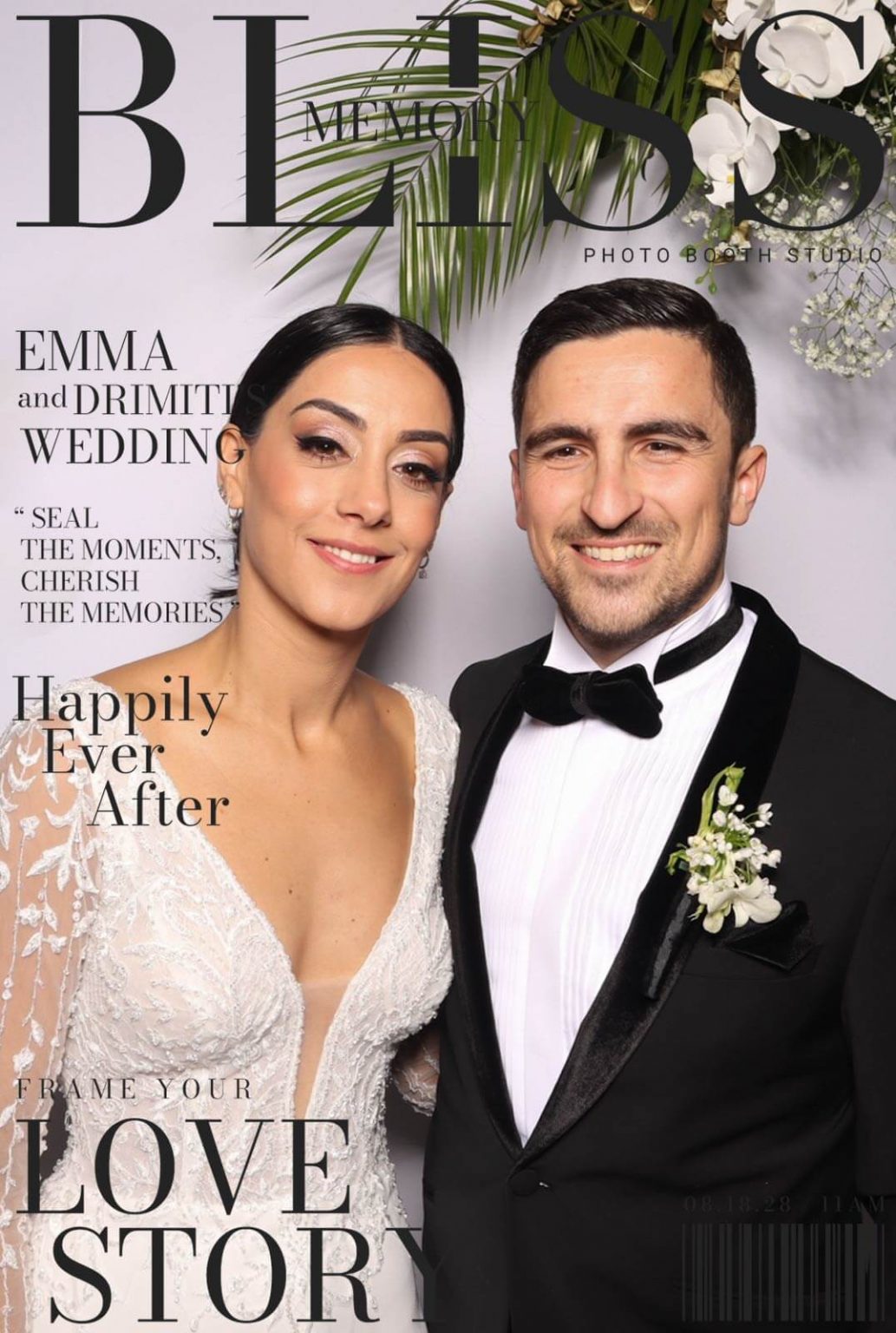 Wedding Photo Booth Magazine Cover Shoot - Snapshot Photobooth